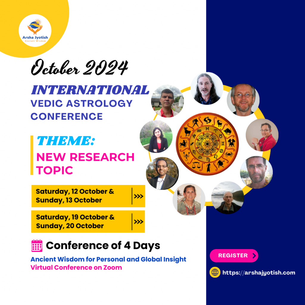 October 2024 International Vedic Astrology Conference – Arsha Jyotish